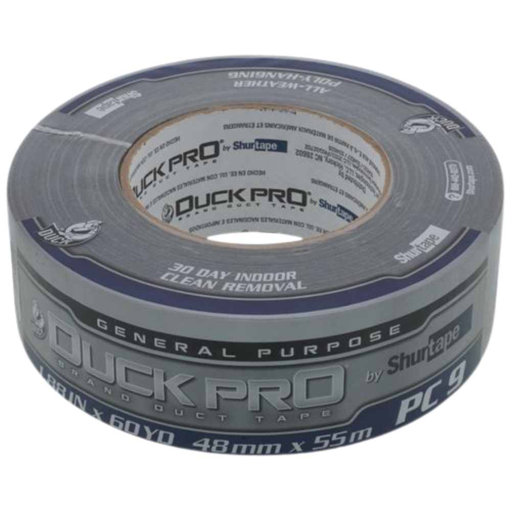 Shurtape Duck Pro General Purpose Cloth Duct Tape (PC-9C): 2 in. (48mm ...